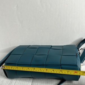 Valentina Fiore | Bags | Nwt Valentina Fiore Teal Patchwork Leather ...